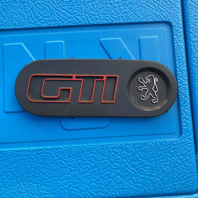 GENUINE PEUGEOT 205 GTi Steering Wheel Centre Badge Phase 1 £34.99 ...