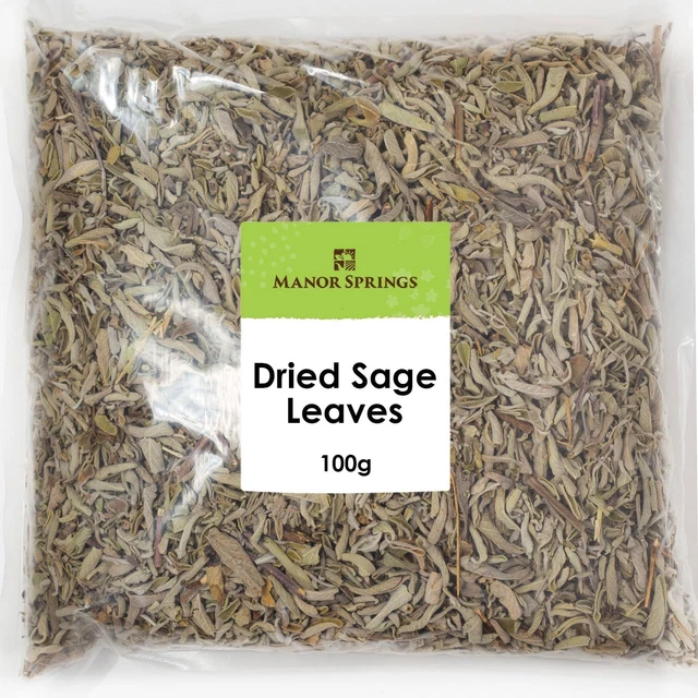 DRIED SAGE LEAVES 100g by Manor Springs £10.41 - PicClick UK