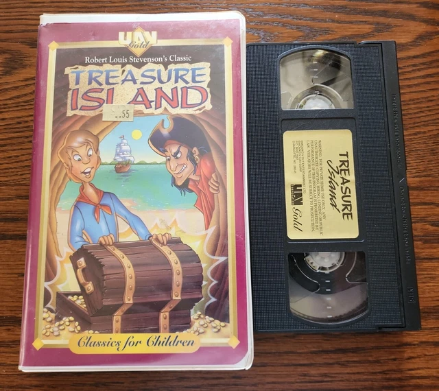 TREASURE ISLAND VHS UAV Gold RARE HTF OOP Classics for Children ...