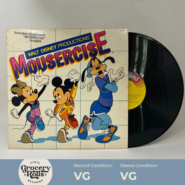 VARIOUS - WALT Disney Productions' Mousercise Vinyl LP Very Good (VG ...