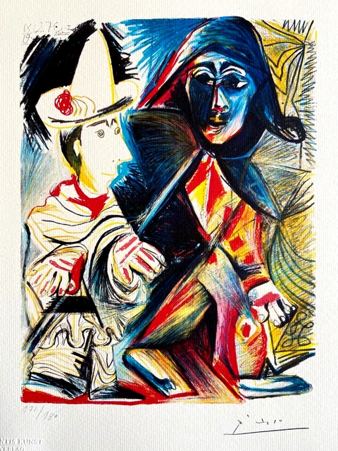 PABLO PICASSO ORIGINAL COA Lithograph Signed Hand Numbered Stamped 180 $406.18 - PicClick CA