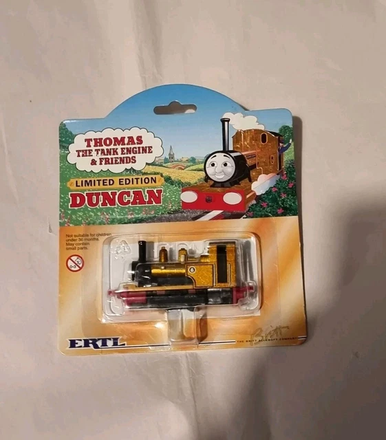 THOMAS THE TANK & Friends ERTL LIMITED EDITION METALLIC DUNCAN TRAIN ...
