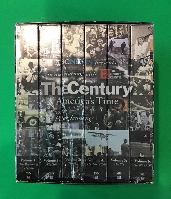 THE CENTURY “AMERICA’S Time” With Peter Jennings VHS Set. Free Shipping ...