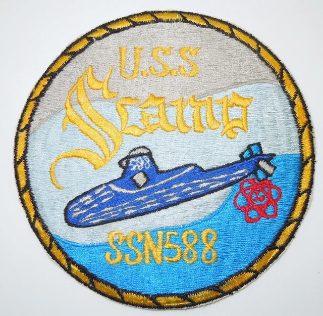ORIGINAL VIETNAM WAR US Navy USS Scamp SSN-588 Submarine Patch H70 $9. ...