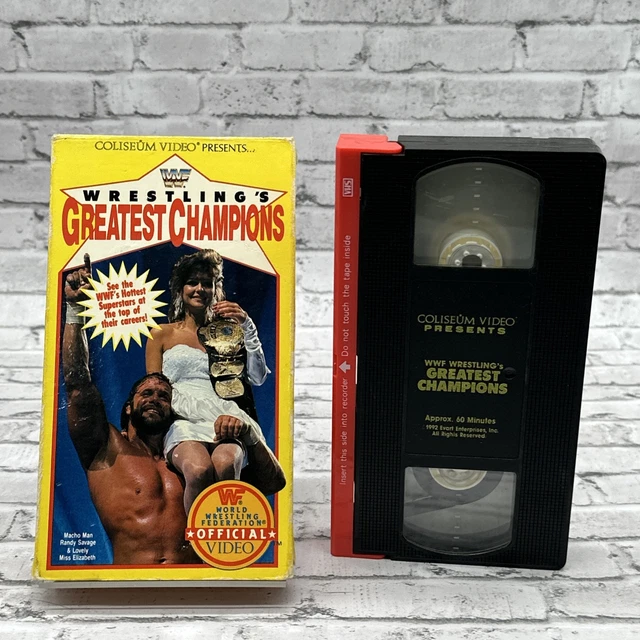 WWF WRESTLING'S GREATEST Champions VHS 1992 Coliseum Video Macho Man ...
