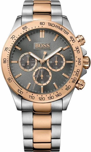 OROLOGIO HUGO BOSS Da Uomo Ikon Chrono Hb1513339 Bicolore - Garanzia ...