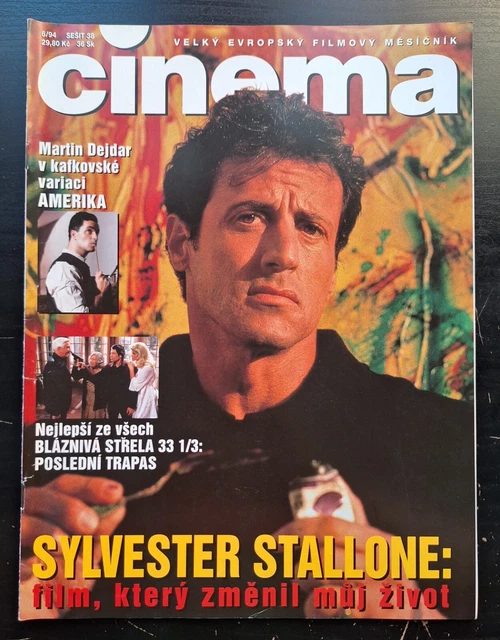 SYLVESTER STALLONE COVER, MEL GIBSON POSTER, No. 06/1994, CZECH ...