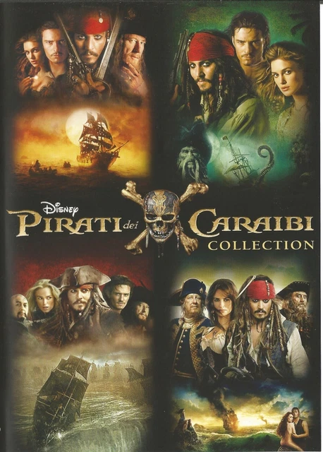 PIRATI DEI CARAIBI Collection ( 4 Dvd - 4 Film ) EUR 30,00 - PicClick IT