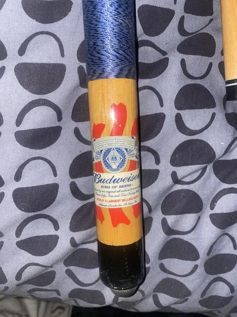 RARE VINTAGE OFFICIAL Budweiser Pool Cue and Budweiser Soft Case £42.30 ...