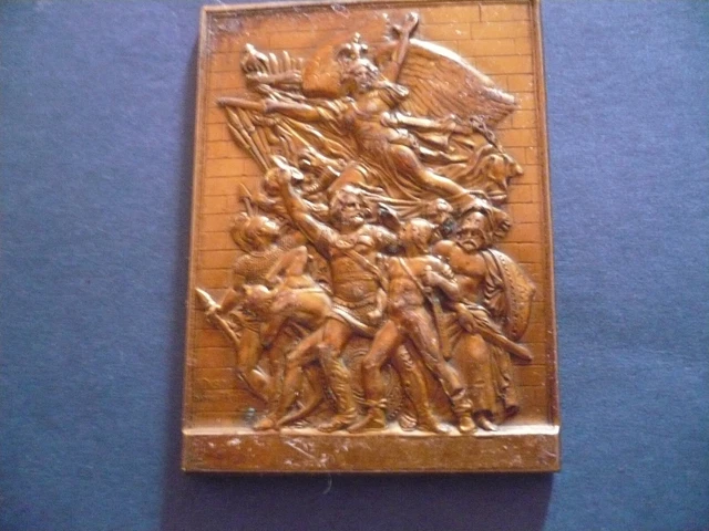 MEDAILLE PLAQUE 1906 LA MARSEILLAISE Par H. DUBOIS, D' Après F. RUDE ...