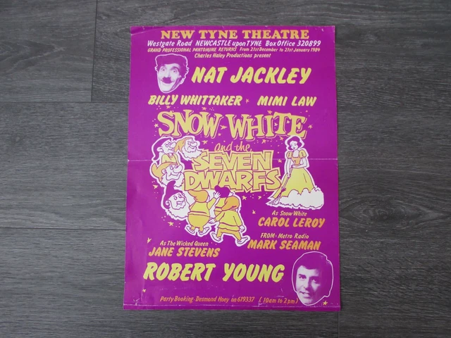NAT JACKLEY IN Snow White and the Seven Dwarfs New Tyne Theatre ...