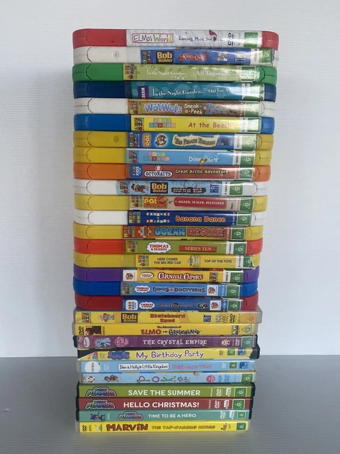 ABC KIDS DVD Bundle x 28 -Wiggles, Thomas, Play School, Elmo, Peppa Pig ...