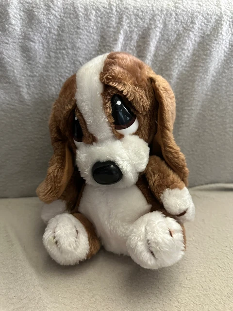 VINTAGE SAD SAM & Honey Sam Puppy Dog Soft Toy Plush Applause 1981 £14. ...