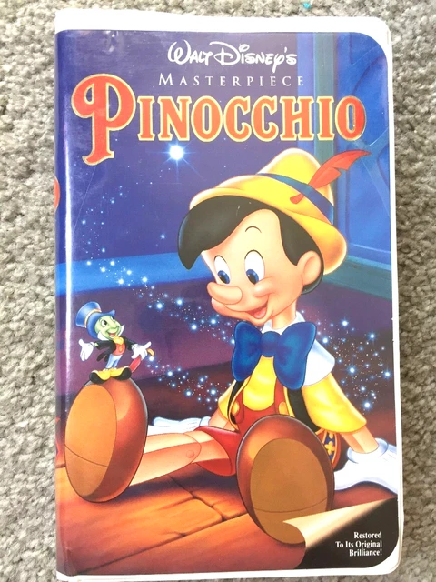 WALT DISNEY'S MASTERPIECE Pinocchio VHS in Clamshell Case £8.07 ...