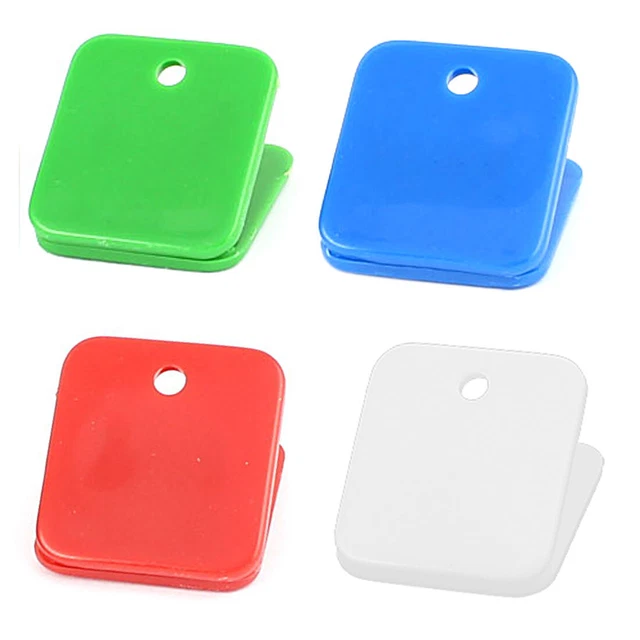 OFFICE PLASTIC SQUARE Spring Loaded Paper Document Memo Note Binder ...