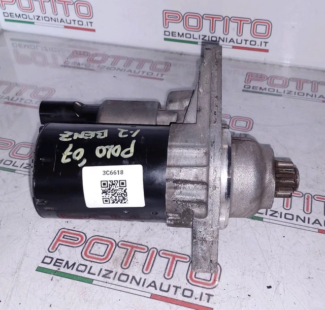 02T911023R MOTORINO AVVIAMENTO per VOLKSWAGEN POLO (9N) 1.4 16V (59kw ...