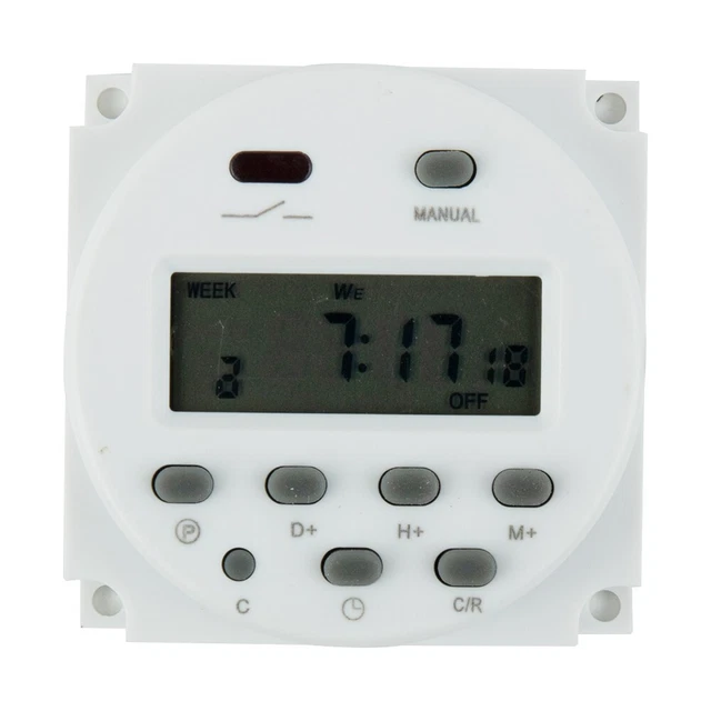 ADVANCED DIGITAL TIMERS with Weekly Automatic Time Error Correction 12V ...