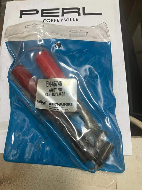 KENT MOORE EN-46745 Piston Pin Clip Installer Remover Tool & Adapters ...