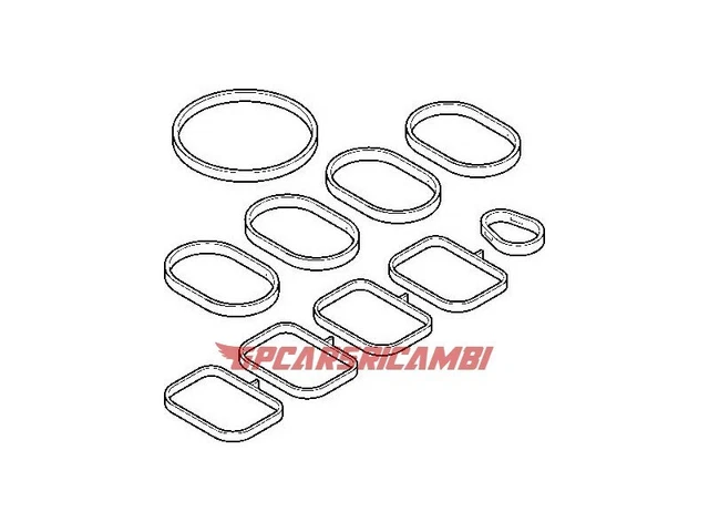 KIT GUARNIZIONI COLLETTORE aspirazione per FIAT STILO 1.2 16V 2|2002 ...