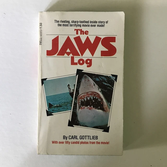 THE JAWS LOG by Carl Gottlieb (1975 Rare | 1st Print Edition | Dell ...