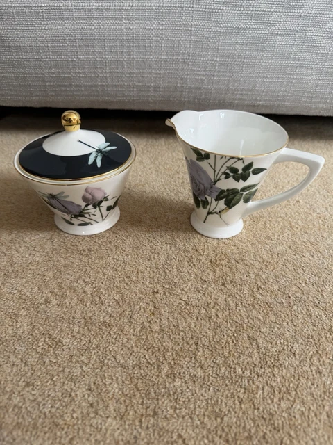TED BAKER BY Portmeirion Rosie Lee Sugar Bowl and Creamer Jug Set Bone China £52.68 - PicClick UK