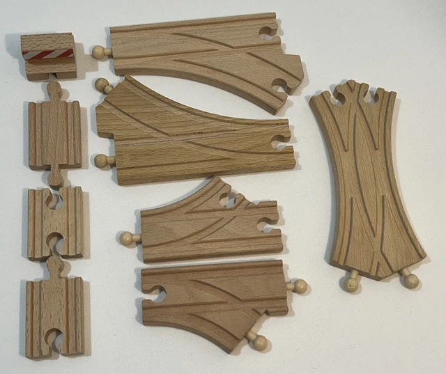 BRIO SWITCH TRACK Junction Assortment Wooden Train Accessories X9 P&P ...