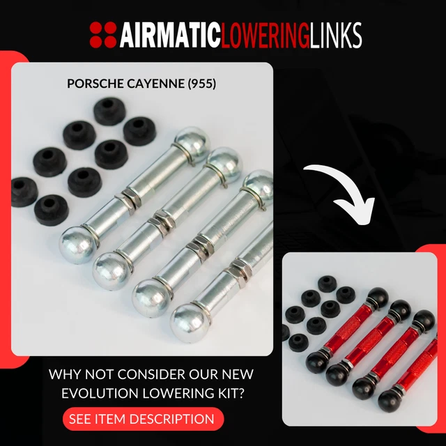 PORSCHE CAYENNE LOWERING Links Kit 955 957 958 (Premium Fully ...