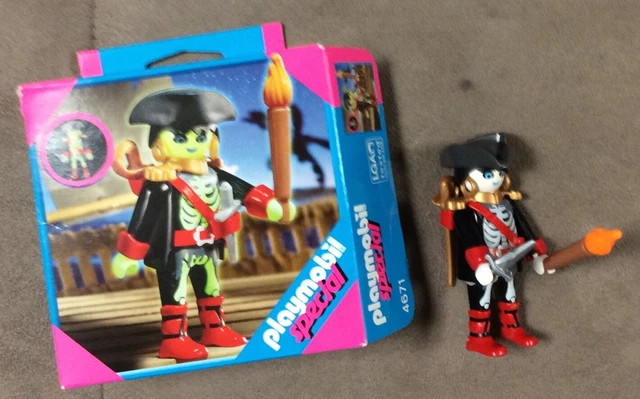 PLAYMOBIL SPECIAL 4671 Ghost Pirate Halloween Glow In Dark COMPLETE in ...