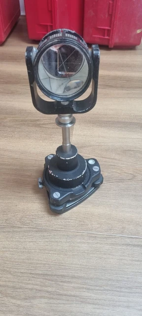LEICA HALF TRAVERSE kit tribrach and GRT246 and prism for Total Station ...