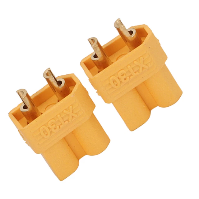 XT30 CONNECTOR LARGE Capacity Battery Safe Yellow XT30 Connector $8.80 ...