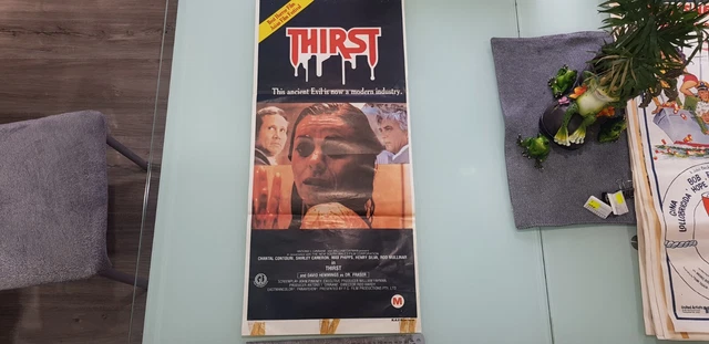 THIRST AN ORIGINAL 1979 Australian Daybill Horror Movie Poster Chantal ...