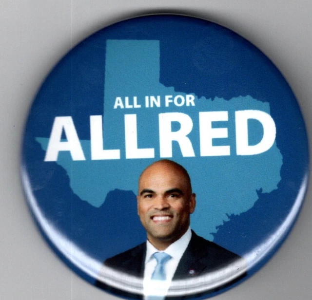 COLIN ALLRED TEXAS U S Senate 2024 campaign button pin $4.17 - PicClick CA