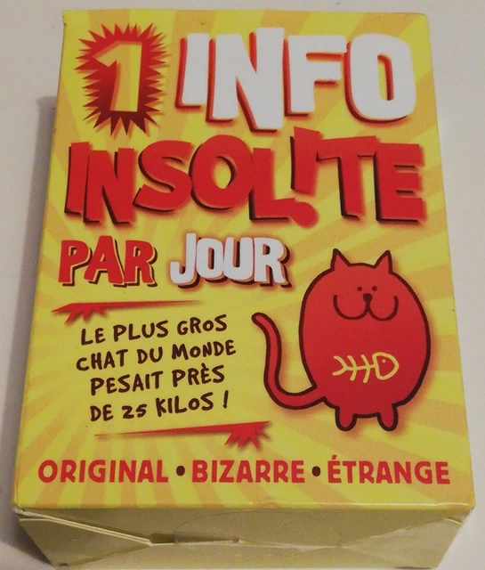 COLLECTOR JEU CALENDRIER éphéméride Une info insolite par jour (édition ...