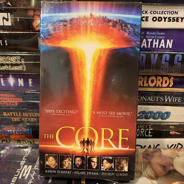 THE CORE VHS 2003 Hilary Swank Aaron Eckhart SEALED Former Rental Sci ...