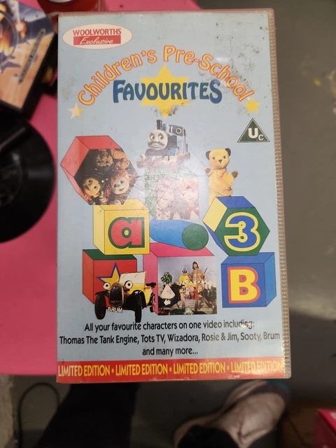 CHILDRENS PRE-SCHOOL COMPILATION Vhs Video Thomas/Sooty/Tots Tv/Rainbow ...