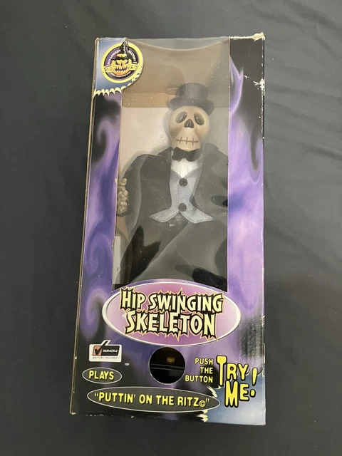 VTG 1998 GEMMY Hip Swinging Halloween Skeleton - Display Pc. Not ...
