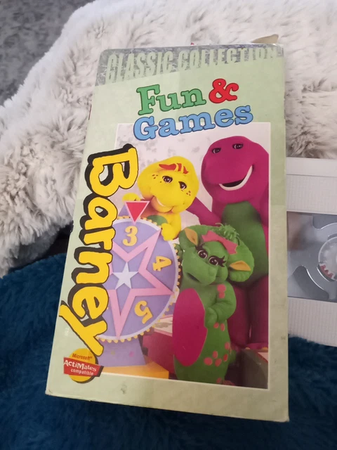 BARNEY - BARNEYS Fun and Games (VHS, 2000, Classic Collection) $1.35 ...