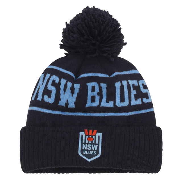 NRL 2024 BEANIE - New South Wales Blues - NSW - Adult - Hat - Unisex ...