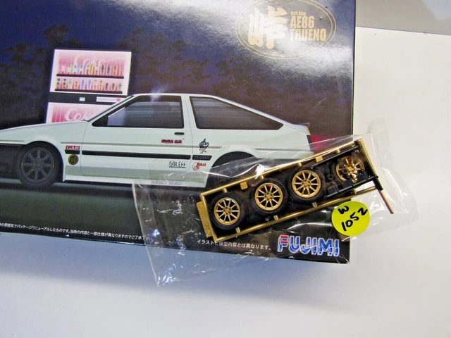 FUJIMI 1:24 SCALE Toyota AE86 Trueno Wheel & Tyre as per pics From Kit ...