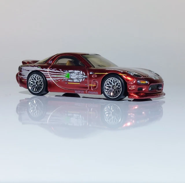 HOT WHEELS 2026 Fast & Furious Premium Chase Mazda RX7 Spectraflame Red ...