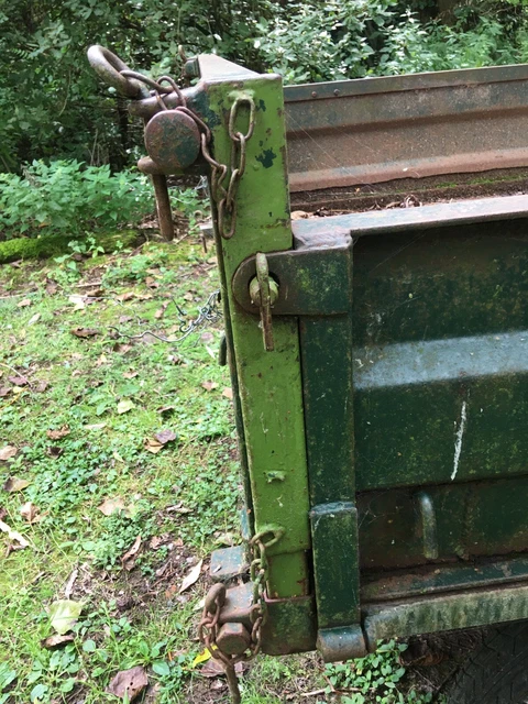 1 TON TWIN Wheel Tipper Trailer Manual Hydraulic Ram £899.00 - PicClick UK