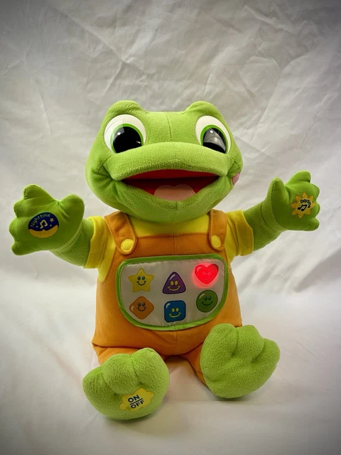 BABY TAD LEAP Frog Hug & Learn Plush Talks And Sings Interactive WORKS ...
