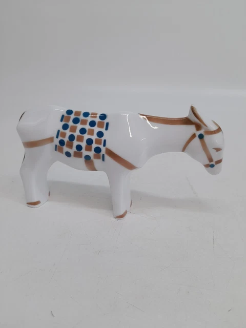 SARGADELOS PORCELAIN DONKEY White Spain 12cm x 20cm £84.99 - PicClick UK