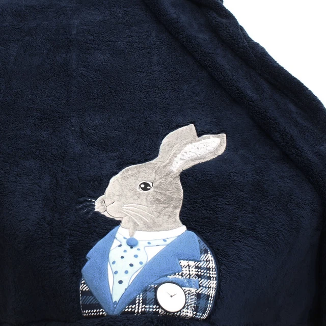 PLAID IN BUSSY effetto peluche con ricamo e applicazioni MARYPLAID ...