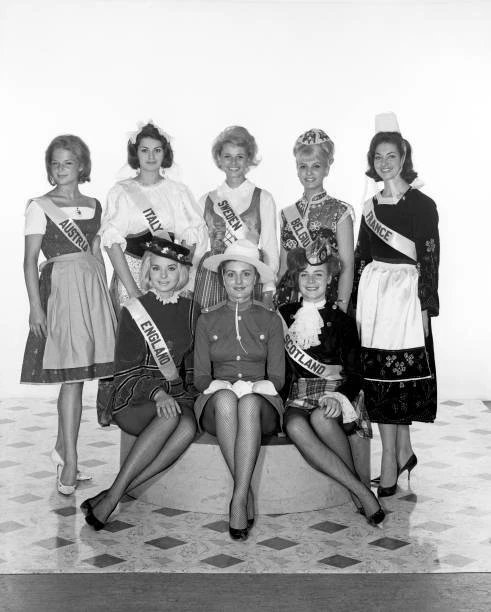 THE 1963 MISS Universe Pageant Contestants Old Tv Photo 3 £5.62 ...