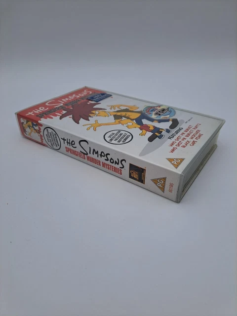 THE SIMPSONS SPRINGFIELD Murder Mysteries VHS, PG £6.49 - PicClick UK