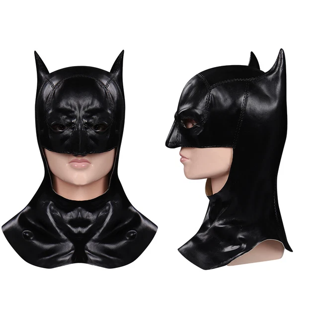 2022 THE BATMAN Mask Cosplay Latex Masks Helmet Party Costume Props £13 ...