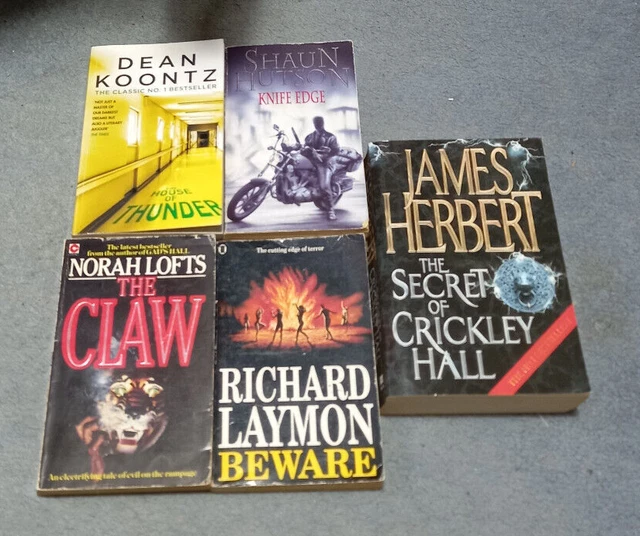 CLASSIC PULP HORROR Books Dean Koontz Richard Laymon James Herbert ...