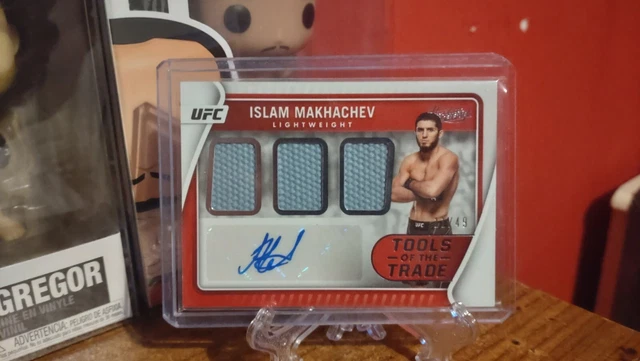 ISLAM MAKHACHEV TRIPLE Patch AUTO - UFC 2022 CHRONICLES TOOLS OF THE ...