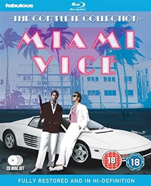 MIAMI VICE THE Complete Collection Blu-ray Bluray Boxset 25 Disc Box ...